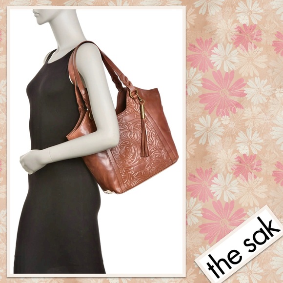 The Sak | Bags | The Sak Collective Sierra Leather Shopper In Teak Leaf ...